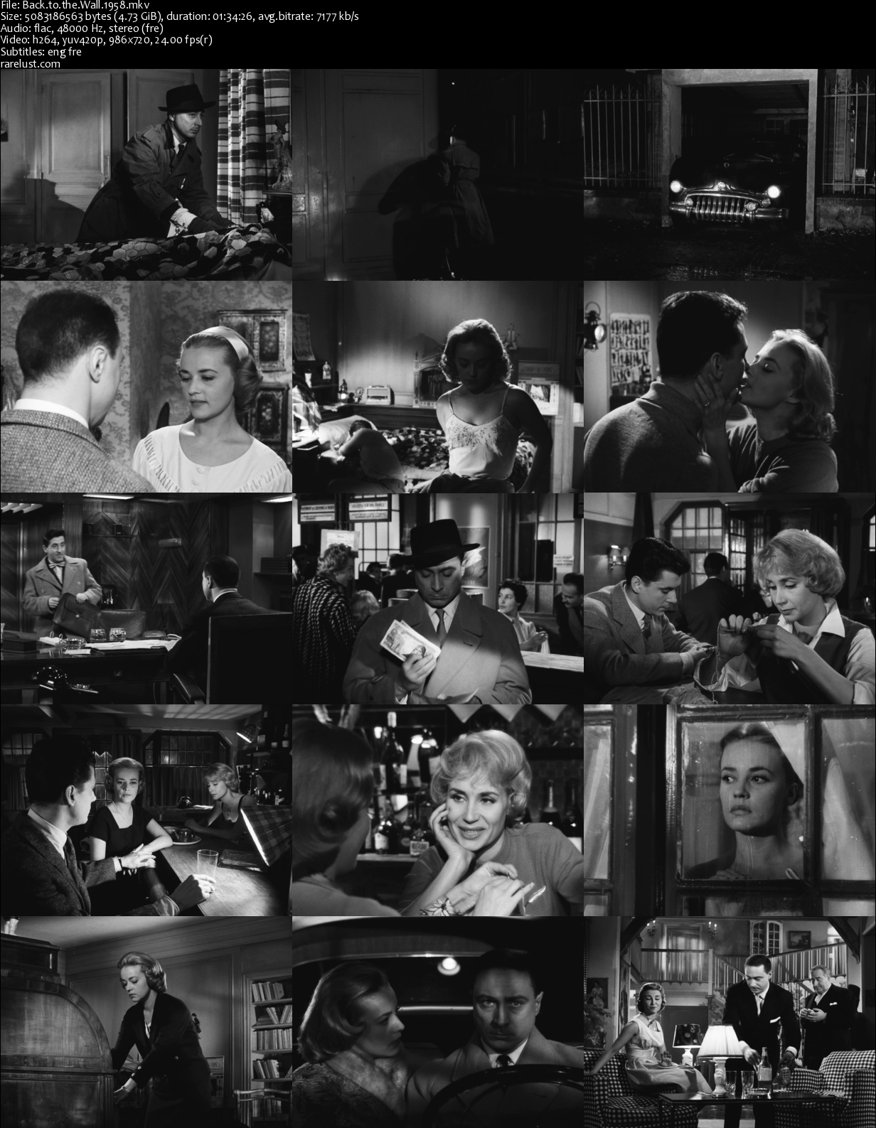 Back to the Wall (1958) – Rarelust