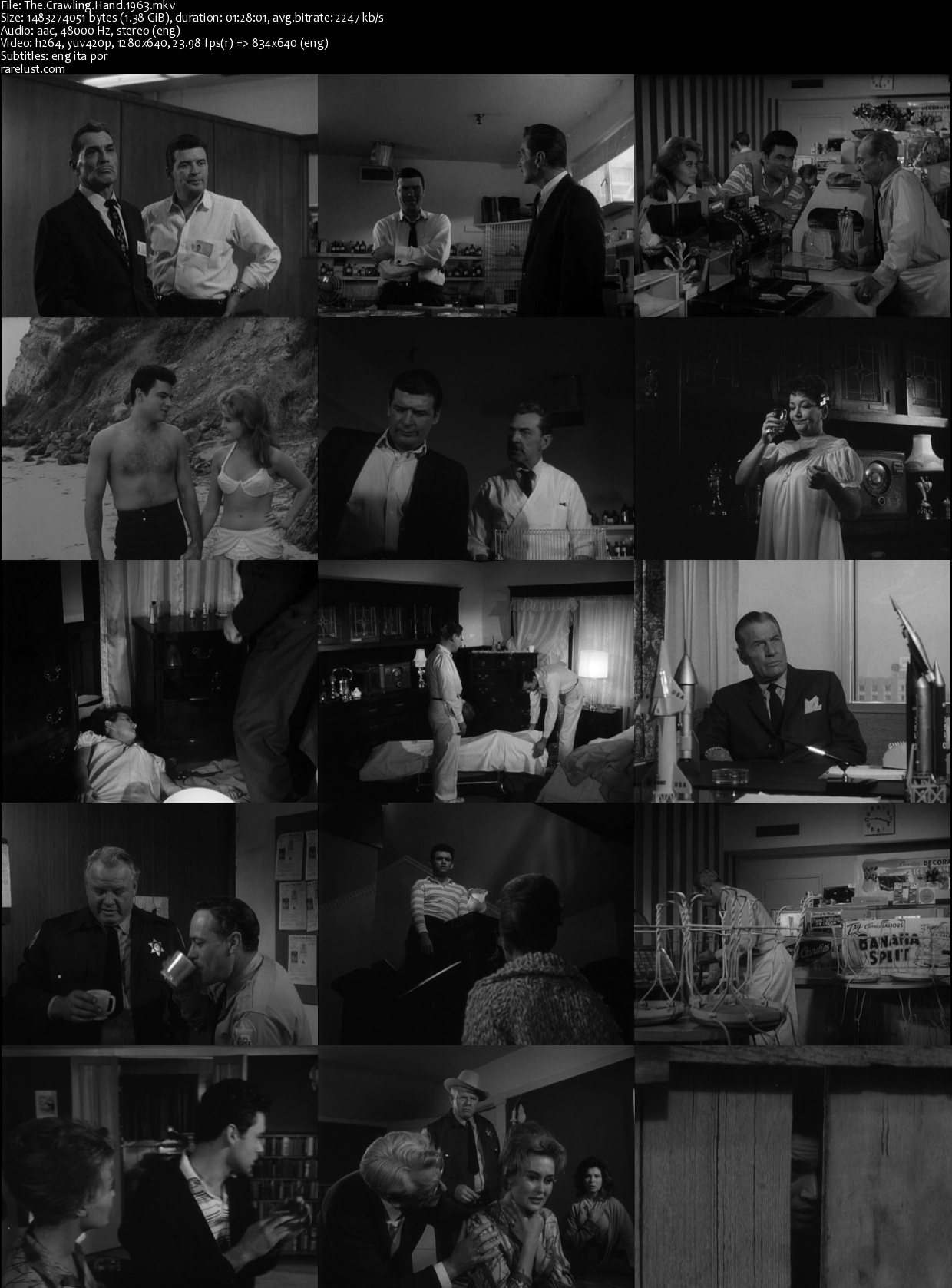 The Crawling Hand (1963) – Rarelust