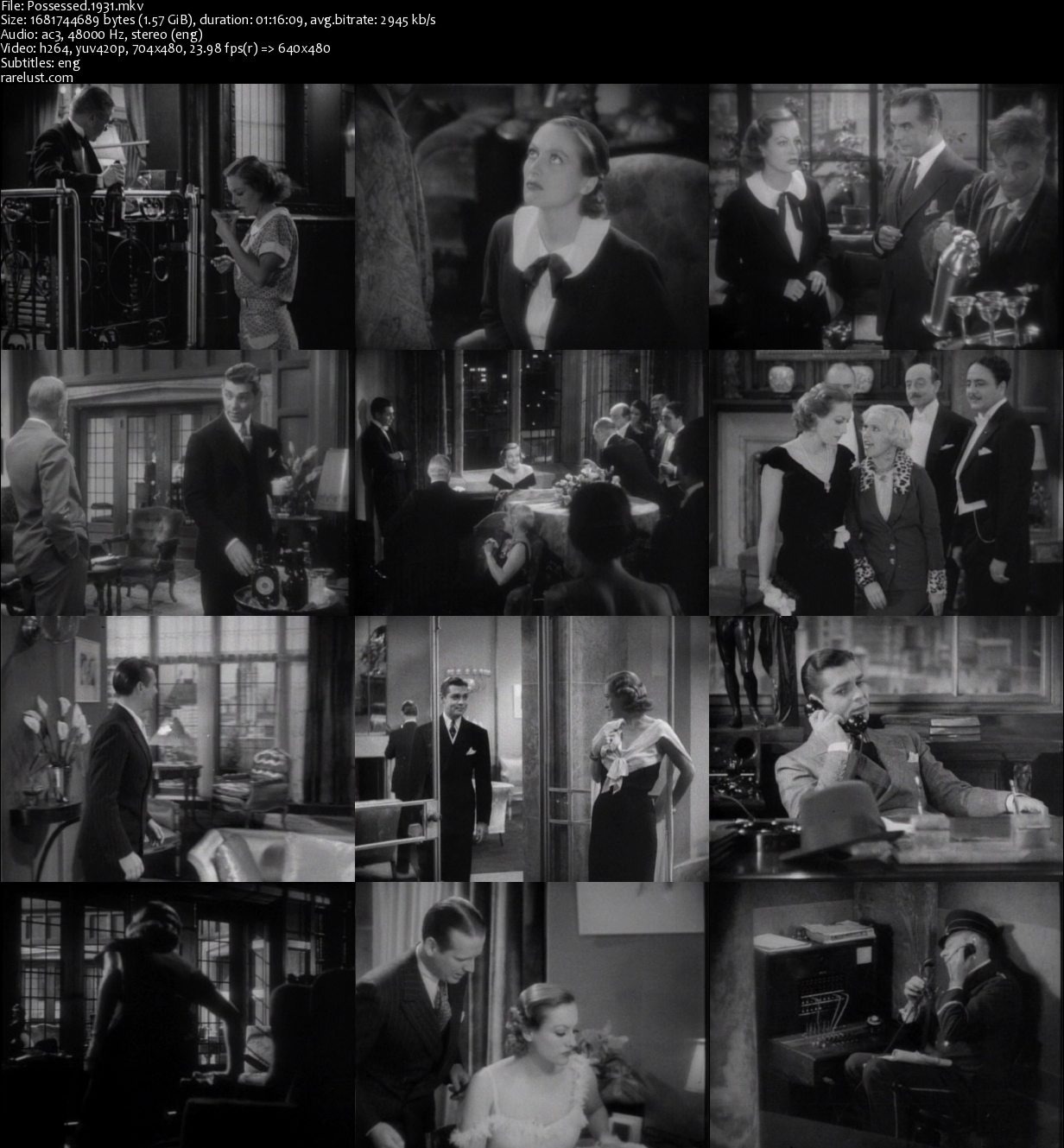 Possessed (1931) – Rarelust