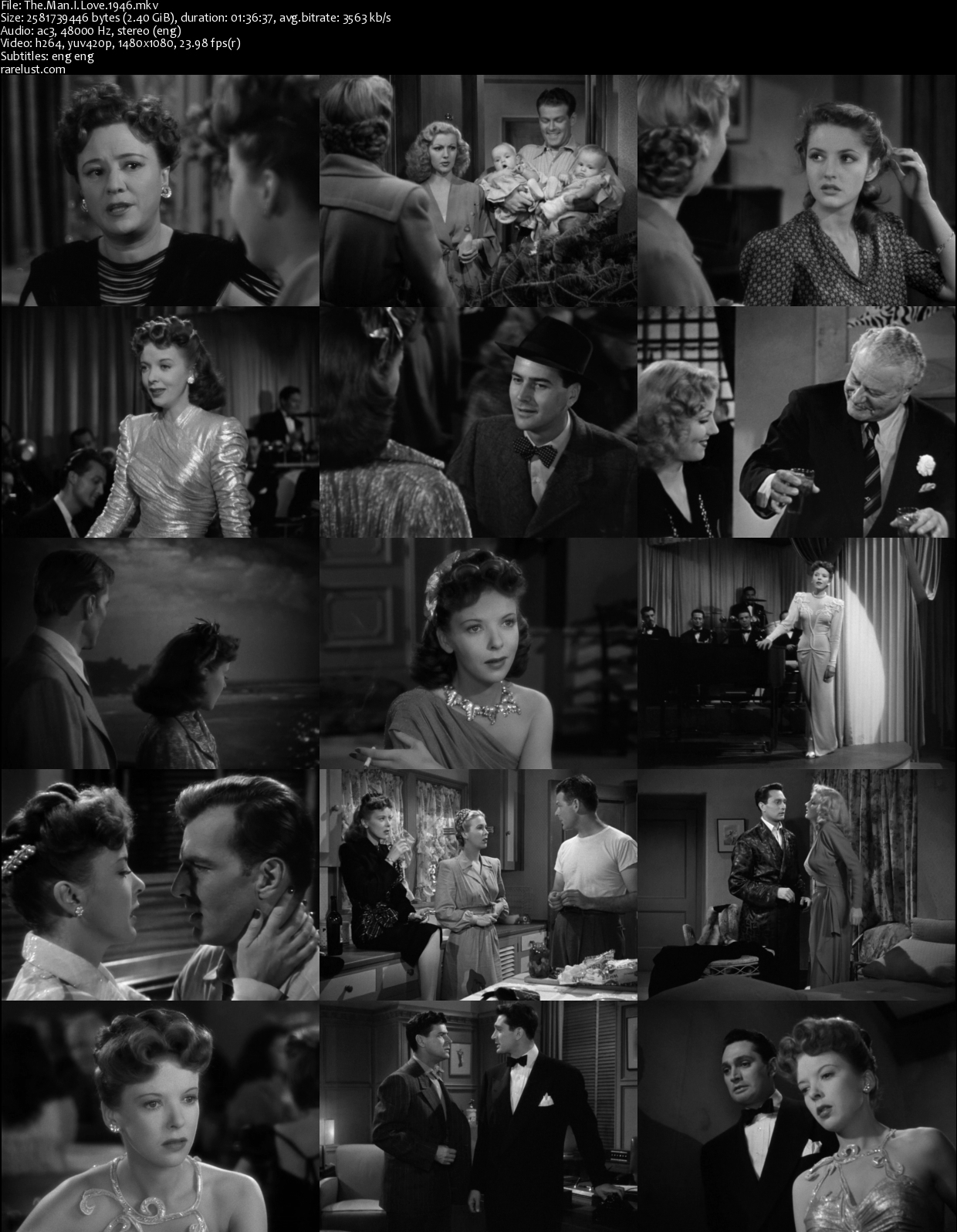 The Man I Love (1946) – Rarelust